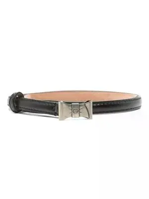 Gucci 2010s Bow-detail Belt - Black