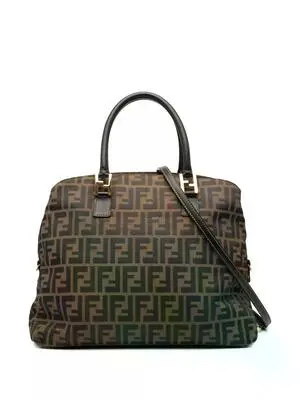 Fendi 20th Century Zucca Canvas Satchel