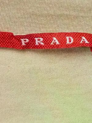Prada Cotton V-neck Top