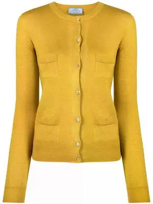 Prada Cashmere-silk Blend Cardigan Top