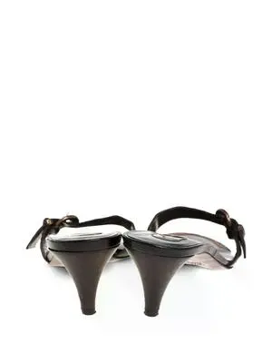 GIUSEPPE ZANOTTI Leather Buckle Sandals