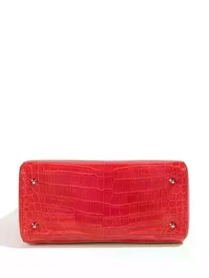 Dior Lady Two-way Handbag - Red
