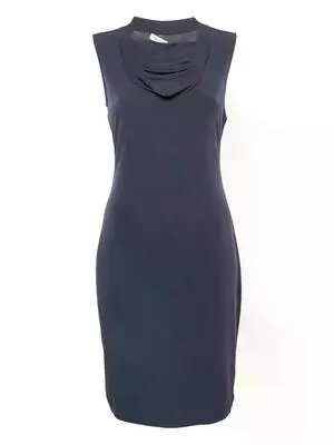 Calvin Klein Vintage Sleeveless Jersey Mini Dress - Blue