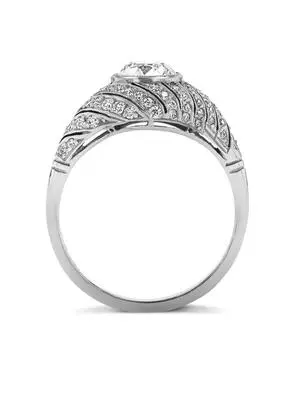 PRAGNELL Platinum Art Deco Diamond Ring