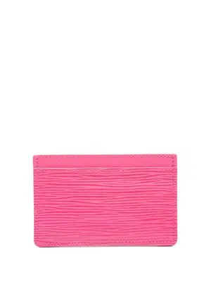 LOUIS VUITTON 2020 Epi Leather Card Holder - Pink