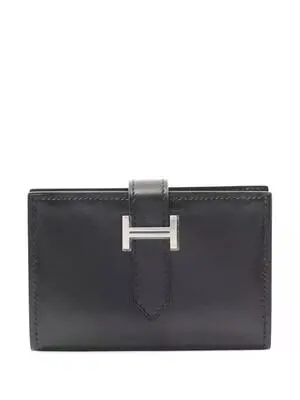 Hermès 2024 Mini Bearn Card Holder - Black