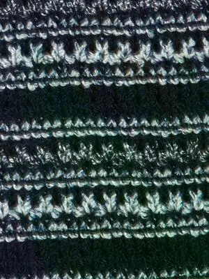 St. John Striped High-waisted Skirt