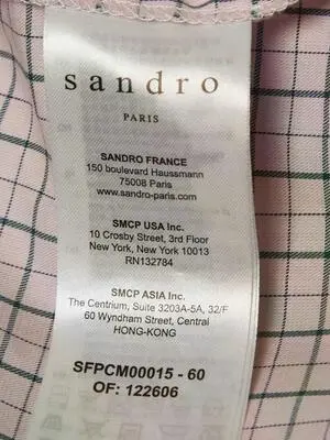 Sandro Checked Shirt