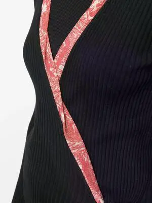 JEAN PAUL GAULTIER 1990s Ribbed Wrap Cardigan