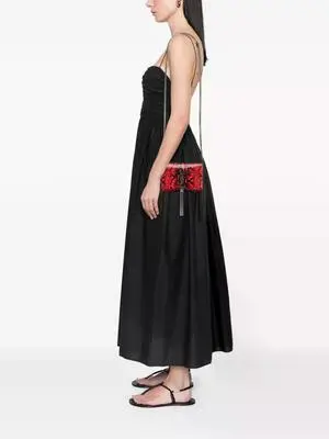 Saint Laurent Pre-owned Classic Monogram Kate Crossbody Bag - Red