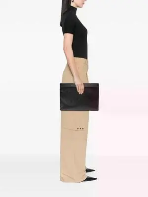 LOUIS VUITTON 2019 Monogram Shadow Discovery Pochette Clutch
