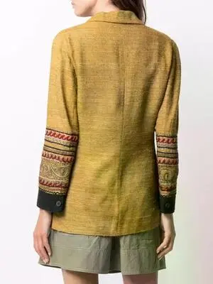A.N.G.E.L.O. VINTAGE CULT 1990s Embroidered Cuffs Blazer