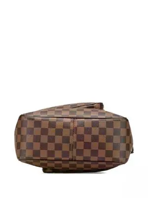 LOUIS VUITTON 2004 Damier Ebene Olav Mm Crossbody Bag