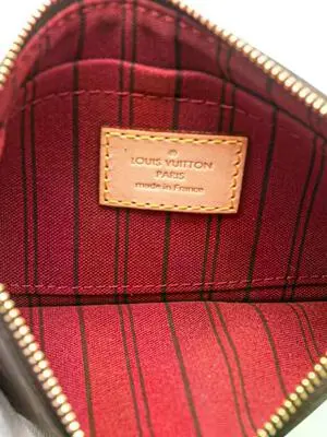 LOUIS VUITTON 2013 Monogram Neverfull Pouch - Brown