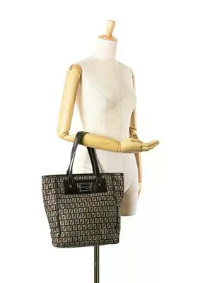 Fendi 2000-2010 Zucchino Canvas Tote Bag