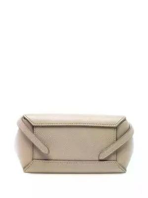 Celine 2020 Pico Grained Calfskin Belt Bag Satchel - Brown
