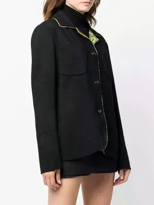 Emilio Pucci 2000s Contrast-trim Wool Jacket
