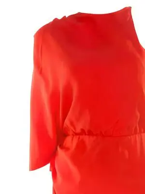 ALEXANDER WANG Asymmetrical Silk Midi Dress