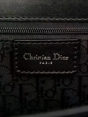 Dior 2003 Patent Flap Saddle Bag