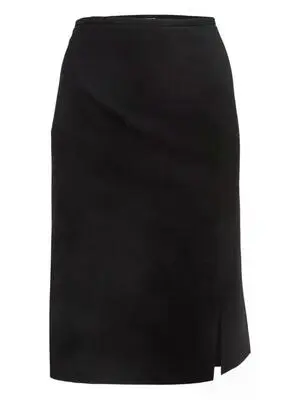 ARMANI Vintage High-waist Side-slit Skirt