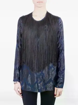 Yigal Azrouël Fringed Blouse