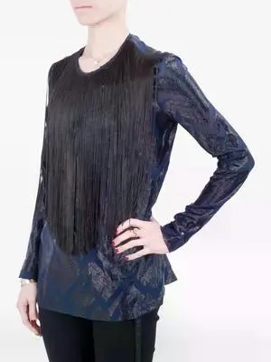 Yigal Azrouël Fringed Blouse