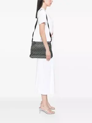 Dior 2004 Diorissimo Trotter Canvas Crossbody Bag