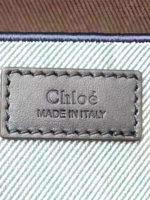 Chloé Embroidered Tote Bag - Grey