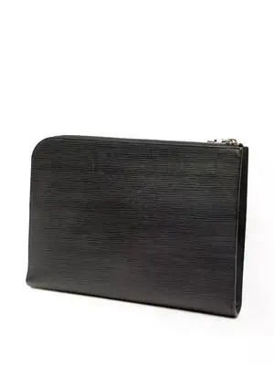 LOUIS VUITTON Epi Pochette Jour Pm Clutch Bag - Black