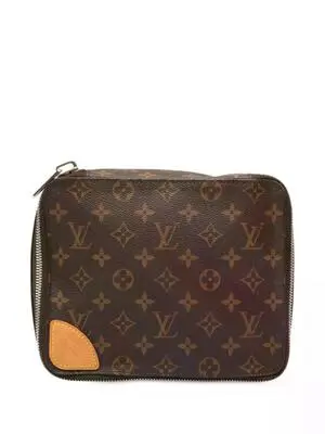 LOUIS VUITTON 2017 Monogram Horizon Accessoires Pouch - Brown