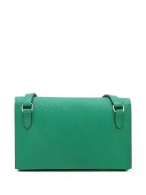 Hermès Hermesnap Wallet On Strap Crossbody Bag - Green