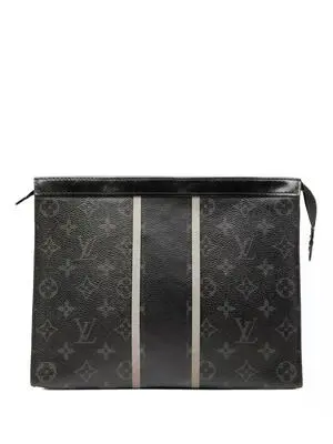 LOUIS VUITTON 2017 Fujiwara Monogram Eclipse Flash Pochette Voyage Mm - Black