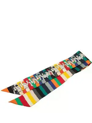 Hermès 2010-2025 Swimmers Silk Twilly Scarf Scarves - Multicolour