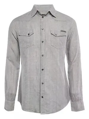 Dolce & Gabbana Striped Pocketed Shirt