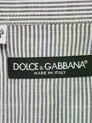 Dolce & Gabbana Striped Pocketed Shirt