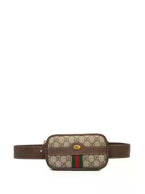 Gucci Gg Supreme Ophidia Belt Bag - Brown