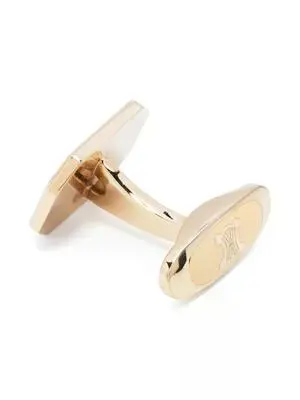 Celine 1980s Triomphe Plaque Cufflinks