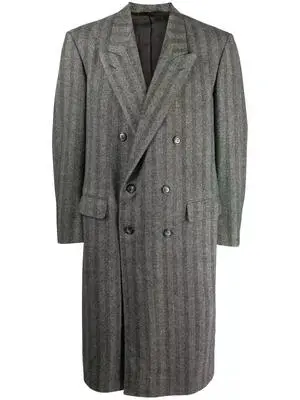A.N.G.E.L.O. VINTAGE CULT 2000s Double-breasted Pinstriped Coat