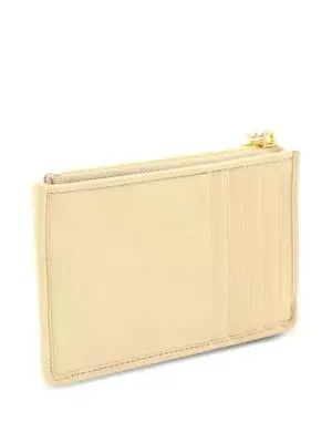 Miu Miu 2010 Leather Matelasse Card Holder - Brown