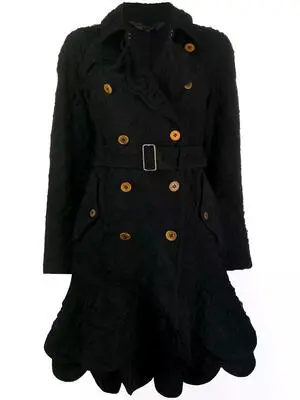 Comme Des Garçons 2000s Quilted Double-breasted Coat