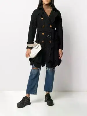 Comme Des Garçons 2000s Quilted Double-breasted Coat