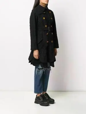 Comme Des Garçons 2000s Quilted Double-breasted Coat