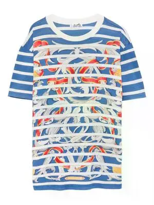 Hermès 2010s Striped T-shirt