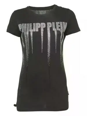 Philipp Plein Rhinestone Logo T-shirt