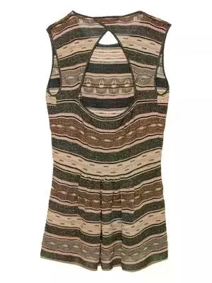 Missoni 2023 Striped Open Back Dress