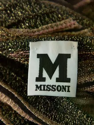 Missoni 2023 Striped Open Back Dress