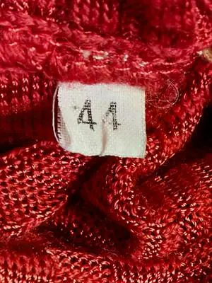 Missoni V-neck Cable Knit Dress With Flared Hem