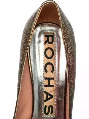 Rochas 120mm Leather Heeled Pumps