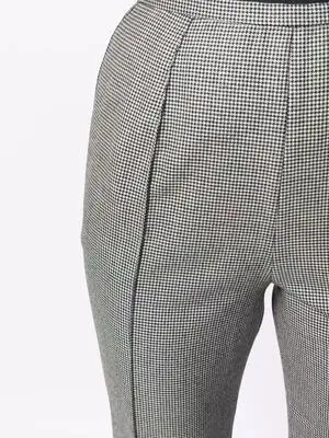 Gianfranco Ferre 1990s Houndstooth High-waisted Trousers