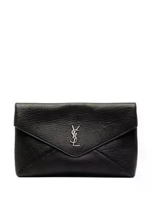 Saint Laurent Large Lambskin Cassandre Envelope Pouch